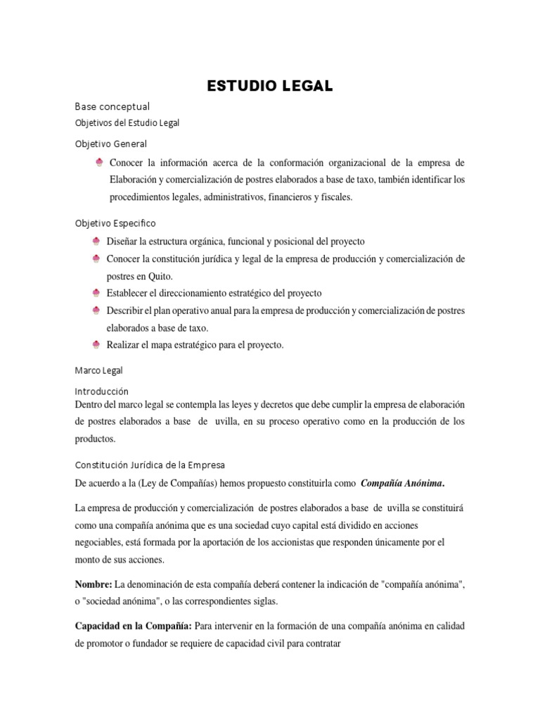 Estudio Legal | PDF | Patentar | Compartir (Finanzas)