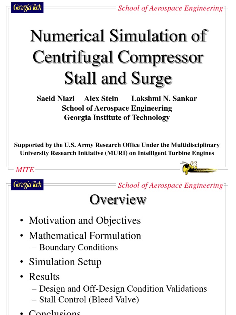 Simulation of Stall in Axial Compressors | PDF | Fluid Mechanics | Fluid Dynamics