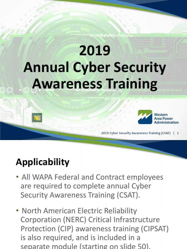 2019 Annual Cyber Security Training | PDF | Phishing | Computer Security