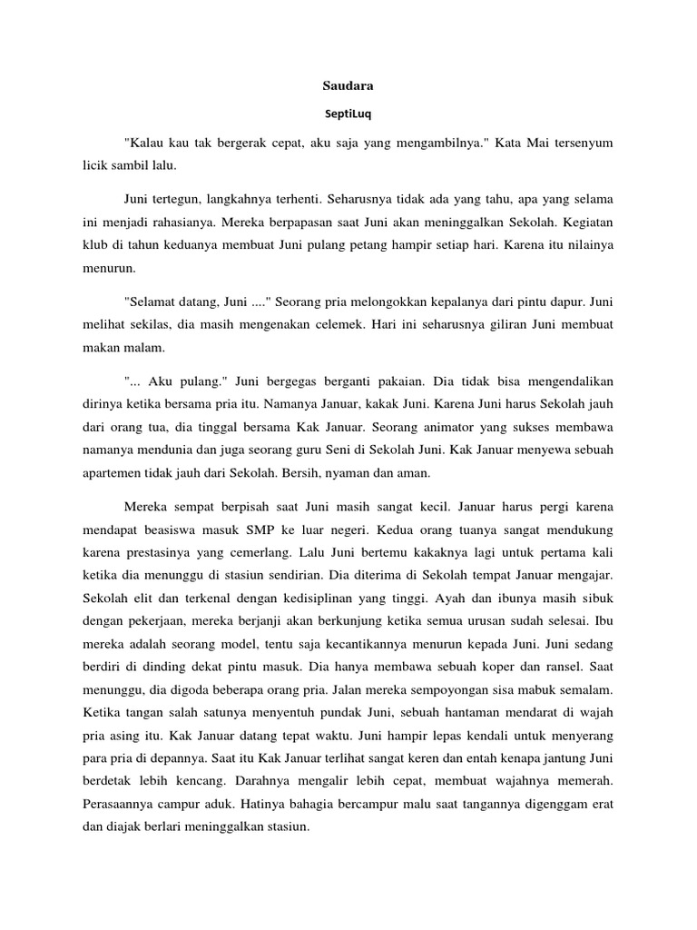 Cerpen Cinta Terlarang Pdf