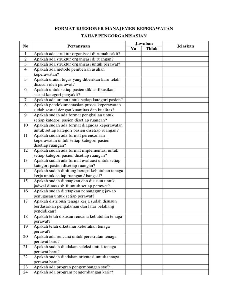 ORGANIZATIONAL STRUCTURE QUESTIONNAIRE | PDF