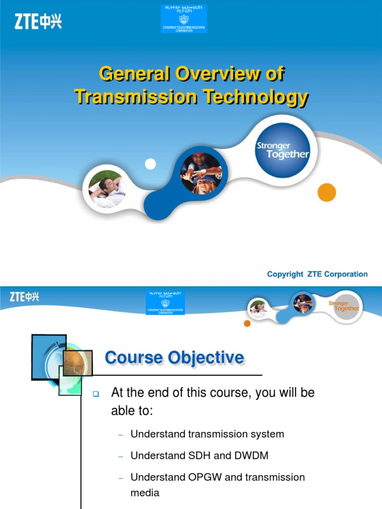Transmission Tech Course Guide | PDF | Wavelength Division Multiplexing ...