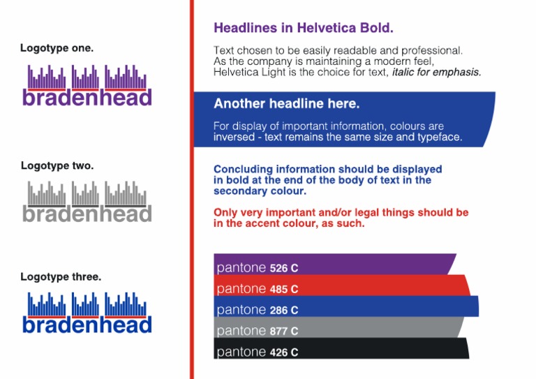 Bradenhead Logo Design | PDF