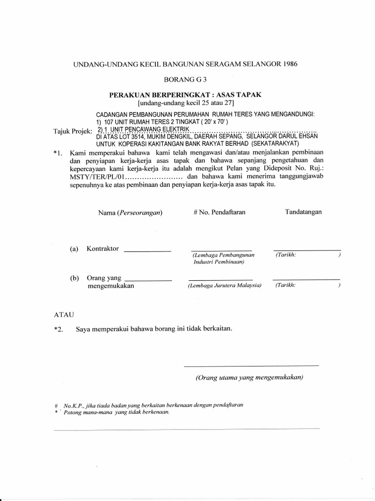 Teres - G3 - Asas Tapak PDF | PDF