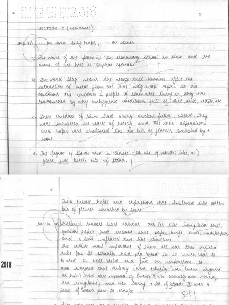 Cbse Toppers Answer Sheet 2018 Class 12 Core | PDF