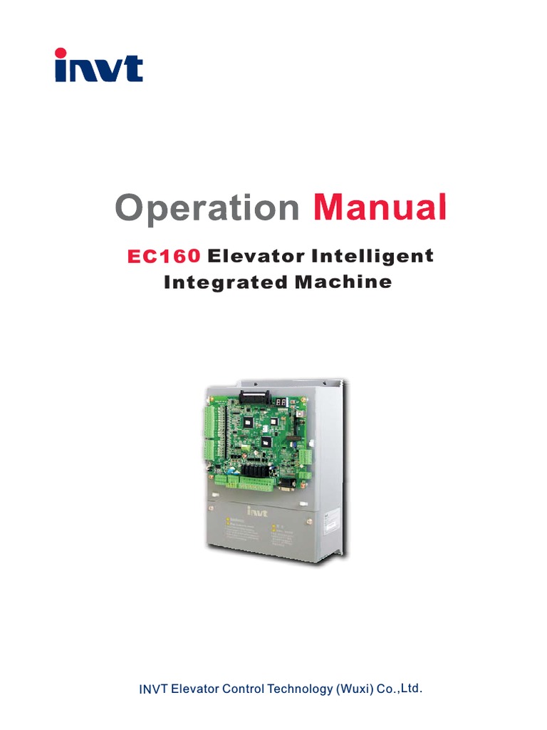 Ec160 English Manual | Download Free PDF | Power Supply | Electrical ...