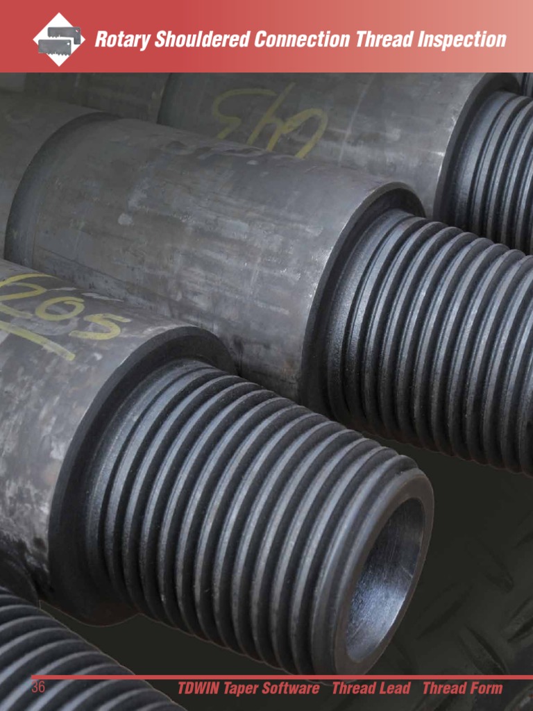 Rotary Shouldered Connection Thread Inspection System | PDF | Tools ...