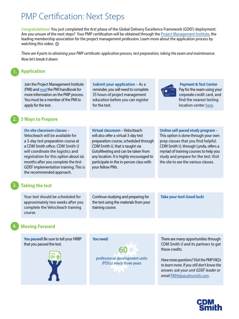 PMP Certification Process Overview | PDF | Project Management ...