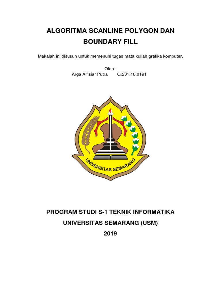 Scanline Polygon And Boundary Fill Arga Pdf 1339