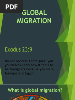 Contemporary World Chapter 10 Global Migration | PDF | Immigration | Human Migration