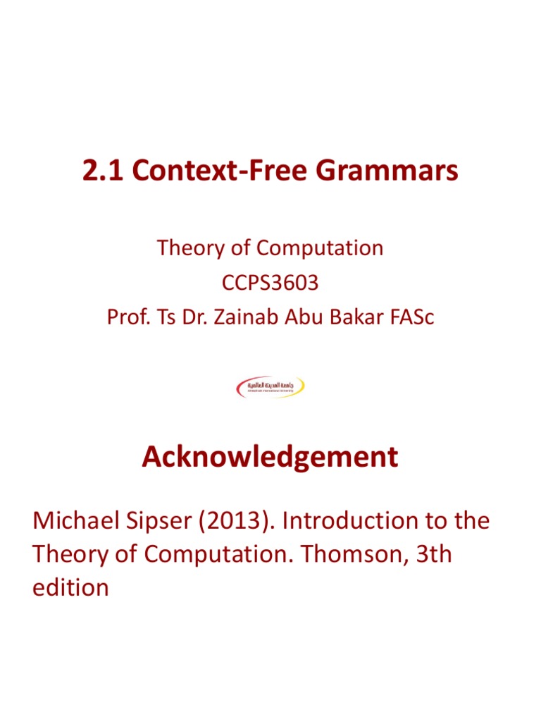 Context-Free Grammars Explained: An In-Depth Look at Designing and Understanding Context-Free ...