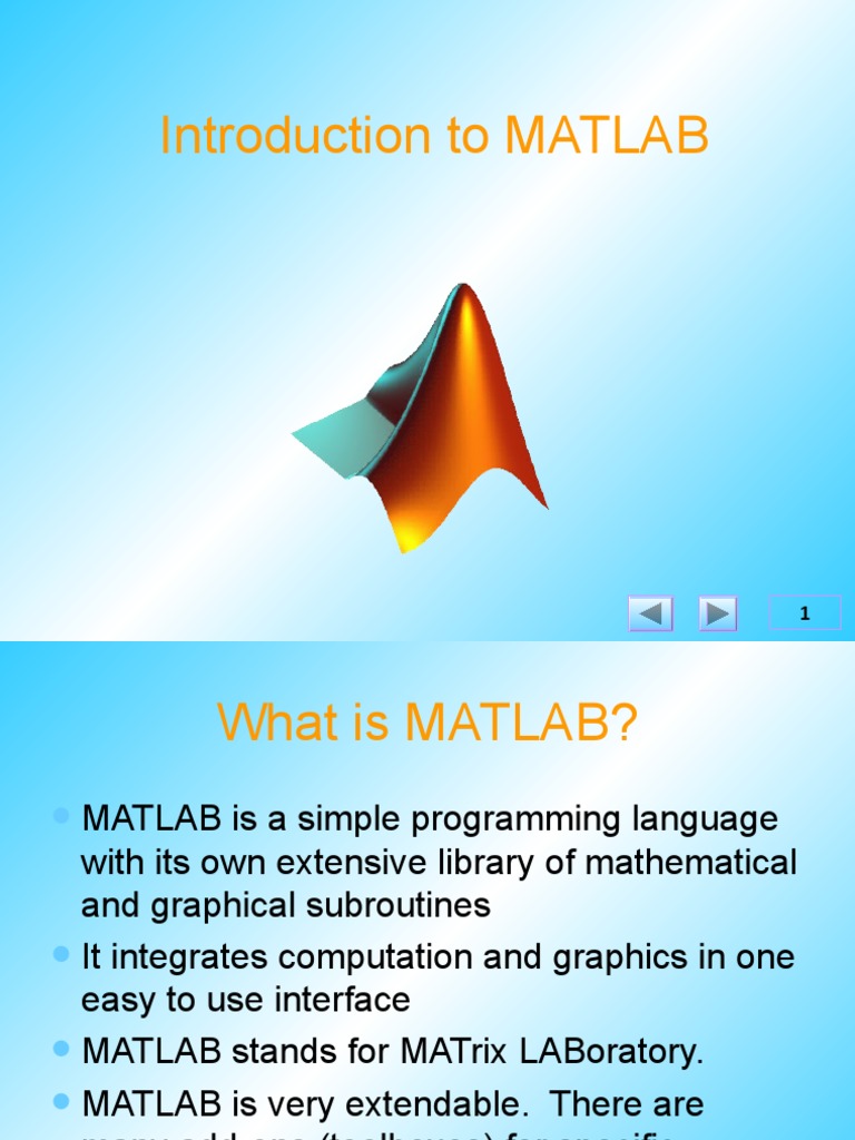 1 2 Introduction To Matlab S Pdf Matlab Command Line Interface 