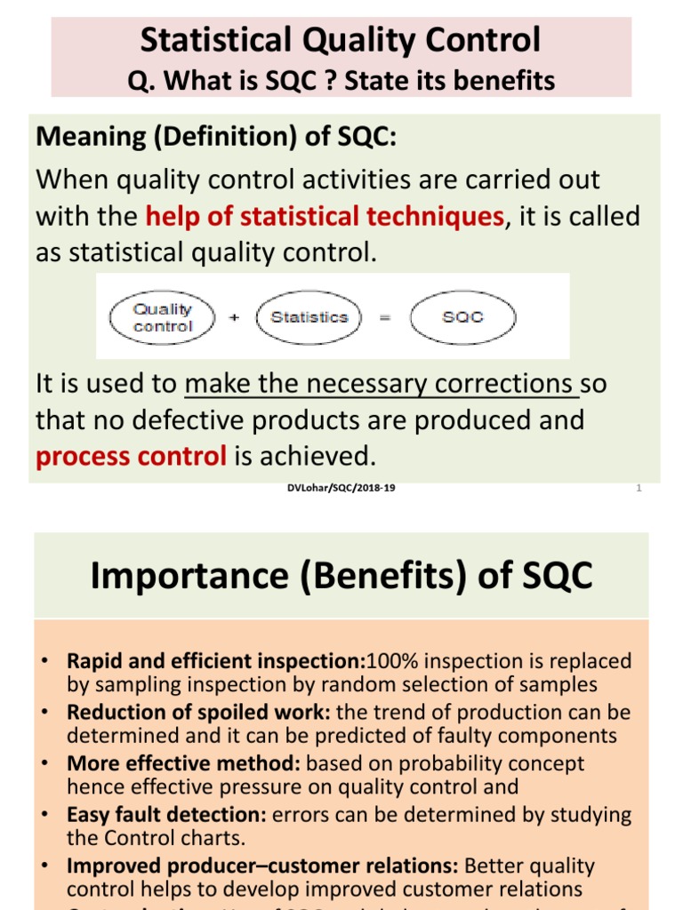 SQC | PDF | Measurement | Statistics