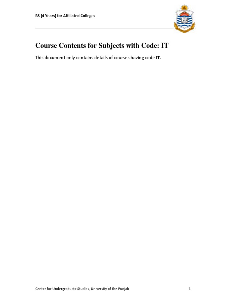 Detailed Course Outline | PDF | Java Servlet | Linear Map