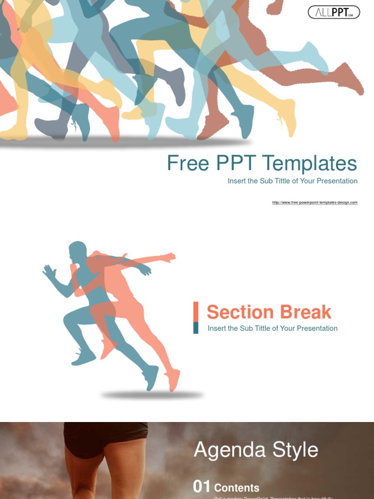 People Running PowerPoint Templates | PDF | Microsoft Power Point ...