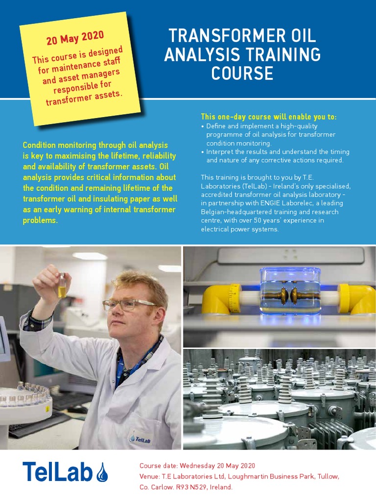 Transformer Oil Analysis 2020 Email Brochure | PDF | Chemical ...