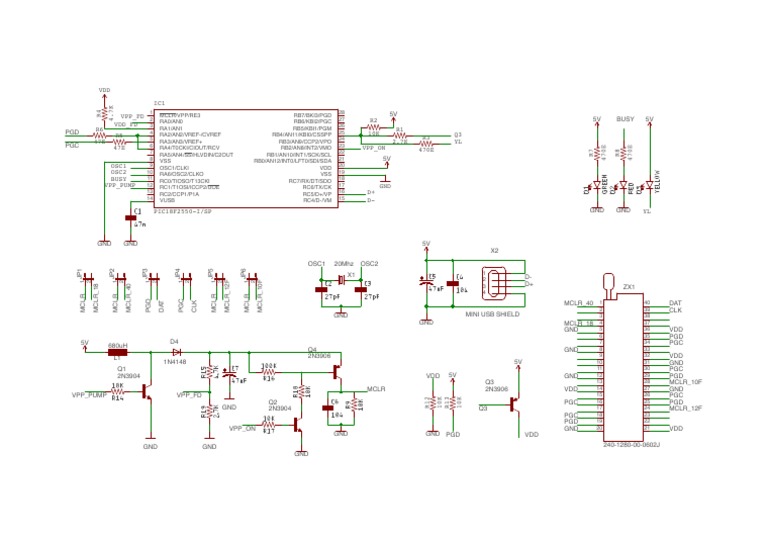 PICKit2 Schematic PDF | PDF | Théorie (échecs) | Jeux de société traditionnels