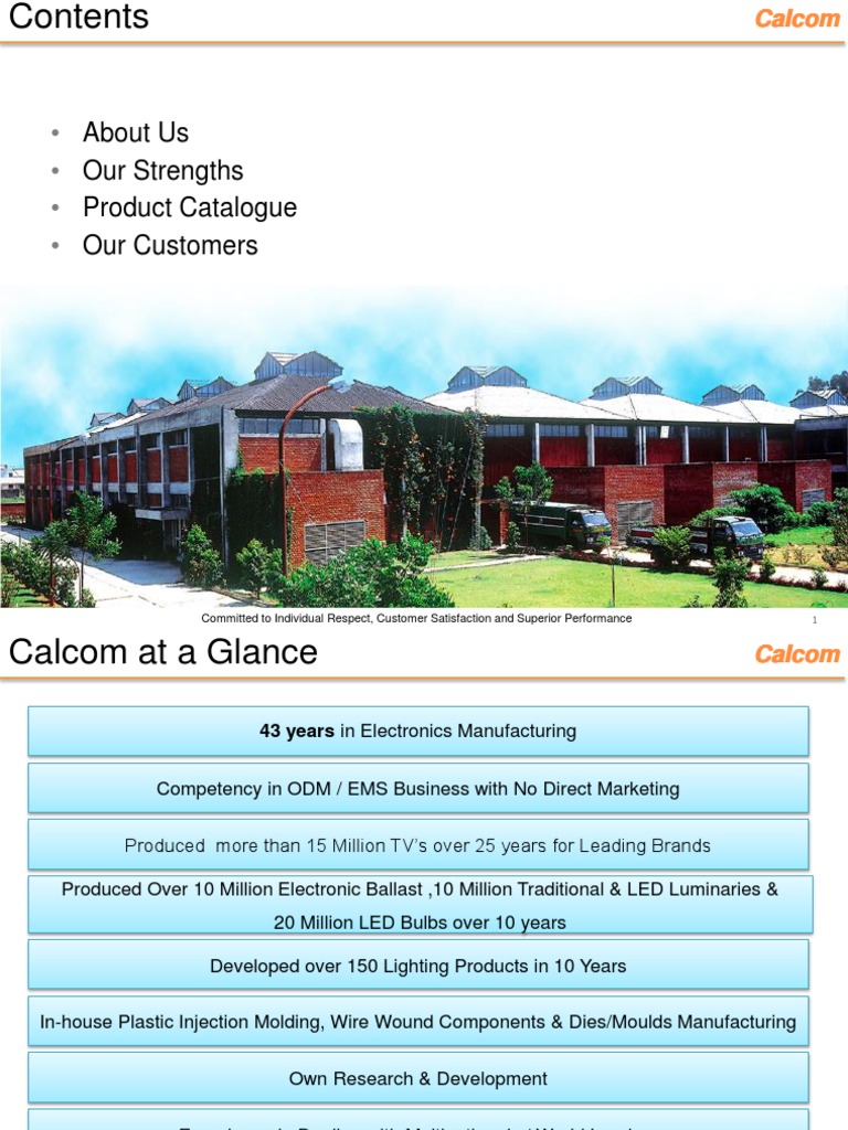 Calcom Profile - June 18.06.2019 | PDF | Television | Backlight