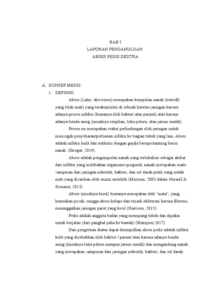 Abses Pedis Dextra 2 | PDF | Ilmu Sosial