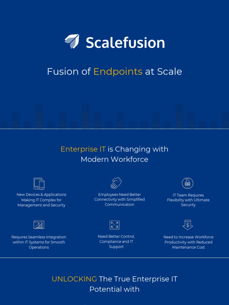 Scalefusion Overview | PDF | Ios | Mobile App