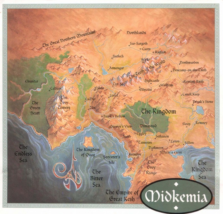 Betrayal at Krondor Map