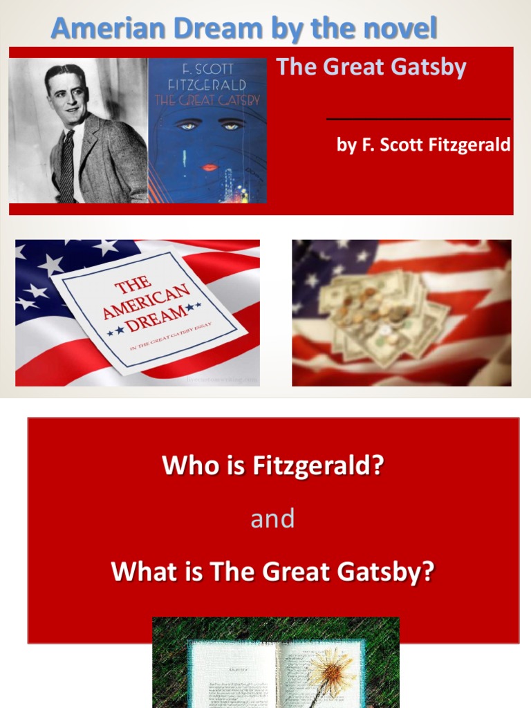 The American Dream in The Great Gatsby | PDF