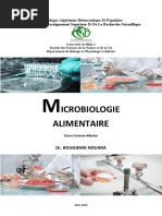 Cours de Microbiologie Alimentaire | PDF | Bactérie | Spore