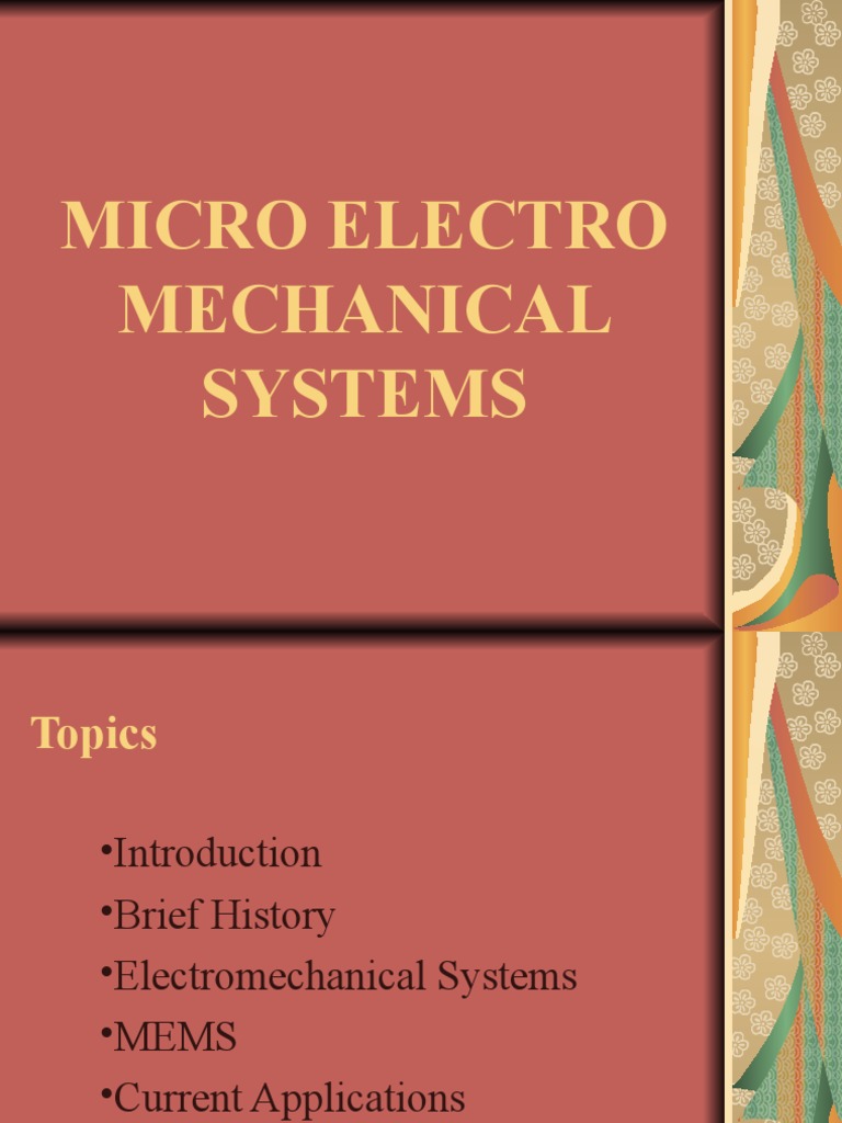 Mems | PDF | Microelectromechanical Systems | Materials