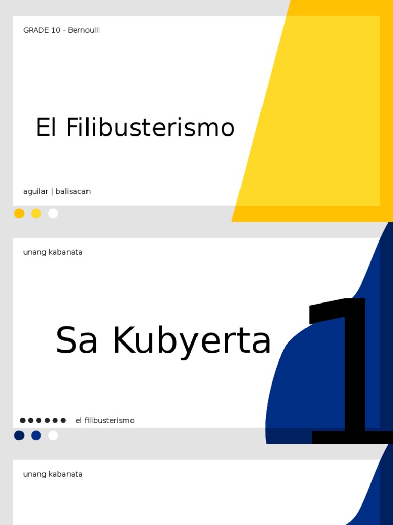 El Filibusterismo K1 | PDF