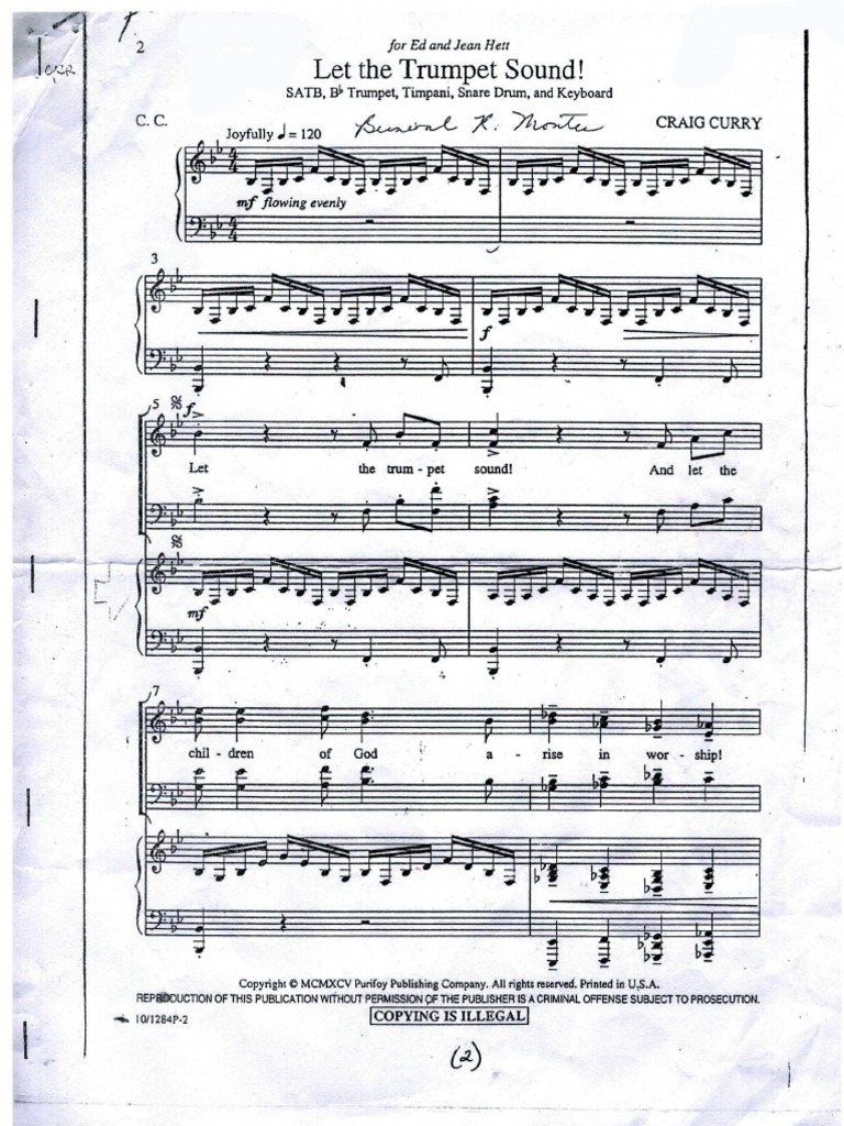 Let The Trumpet Sound | PDF