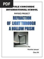 Hollow Prism - Physics Investigatory Project Class 12 CBSE | PDF ...