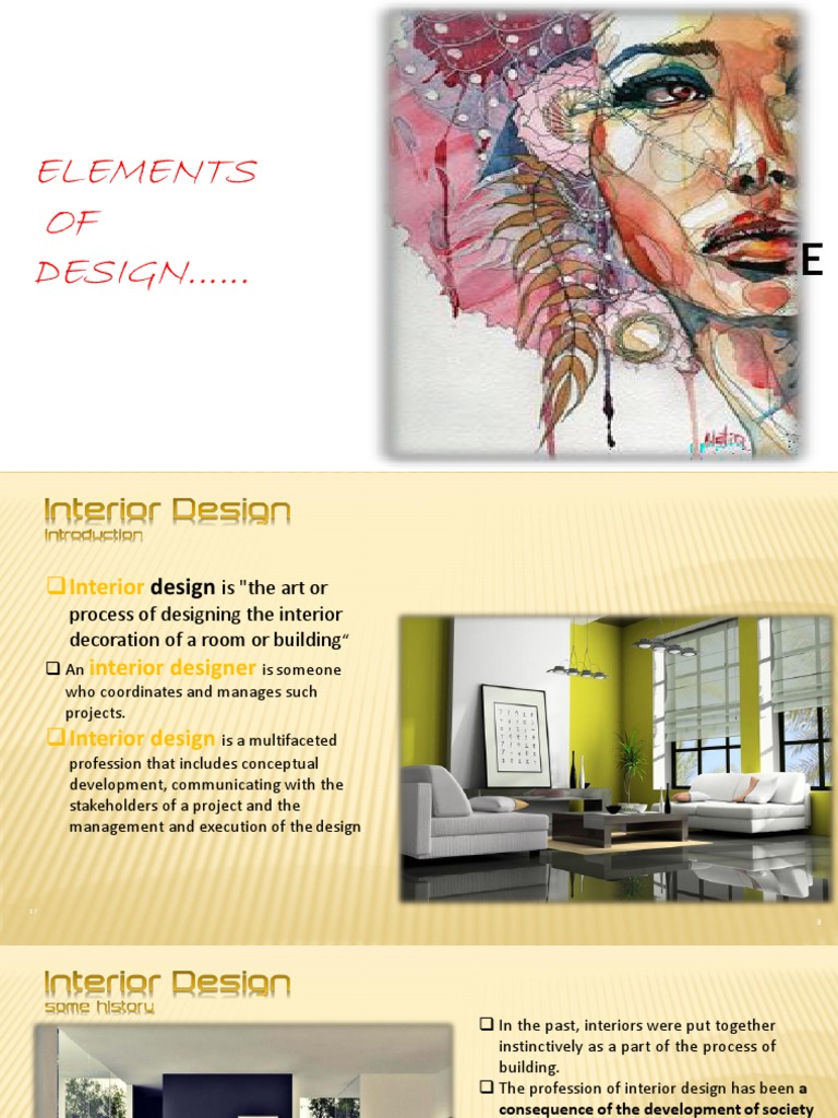 Elements of Design | PDF | Shape | Perspective (Graphical)