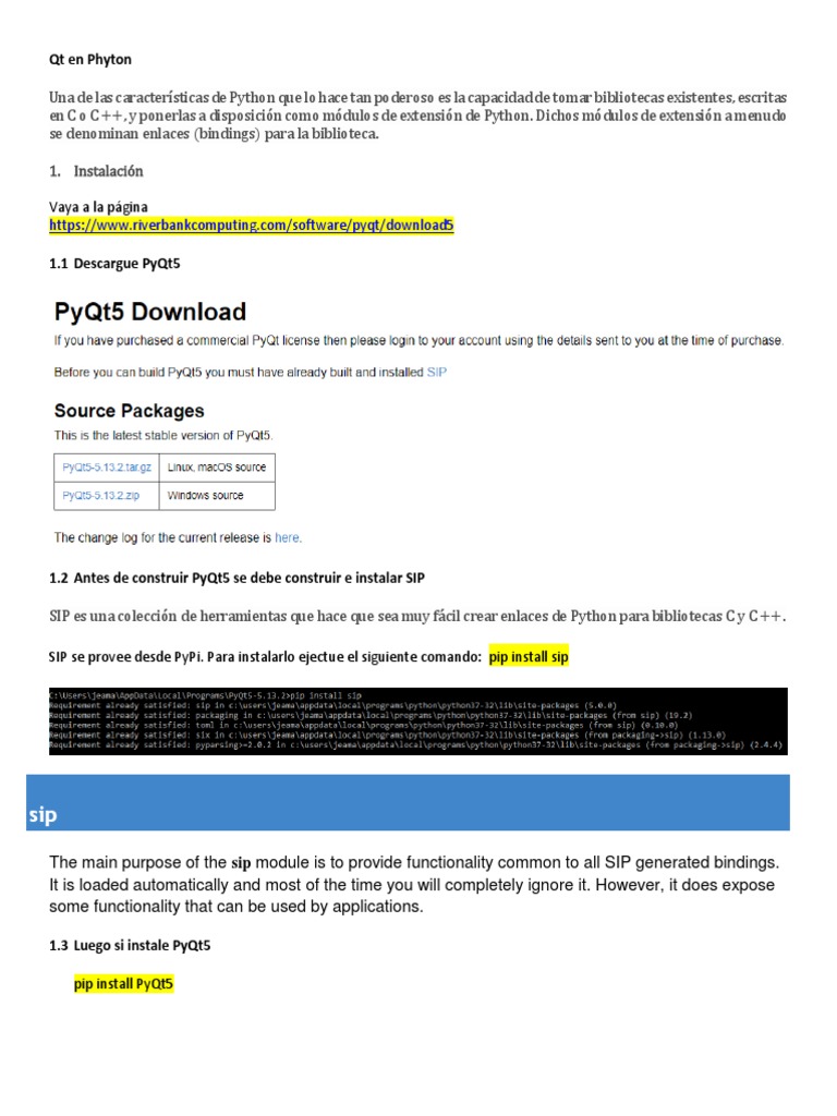 Py QT 5 Python | PDF | Python (lenguaje de programación) | Archivo de ...