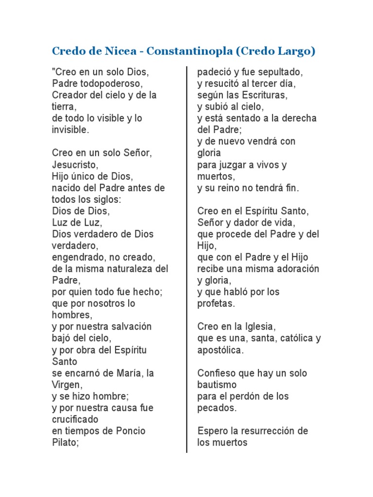 Credo de Nicea