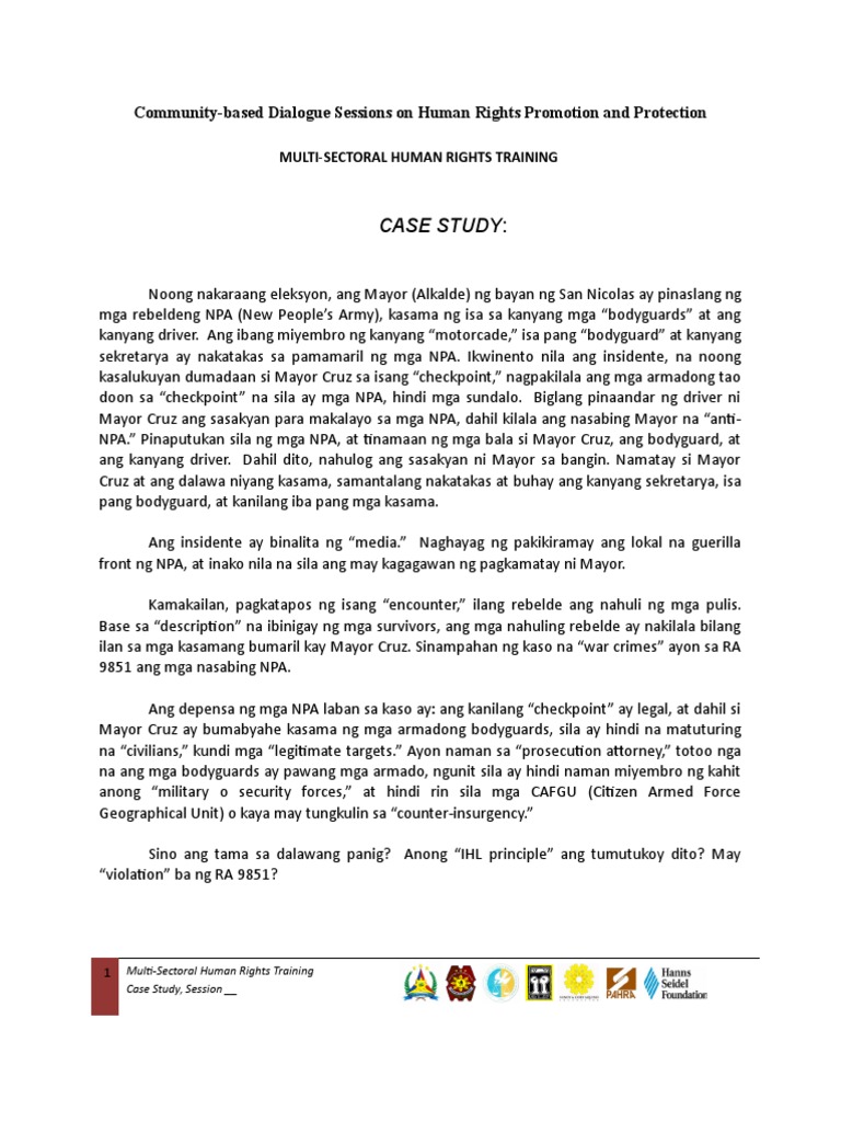 Case Study - Distinction - Tagalog | PDF