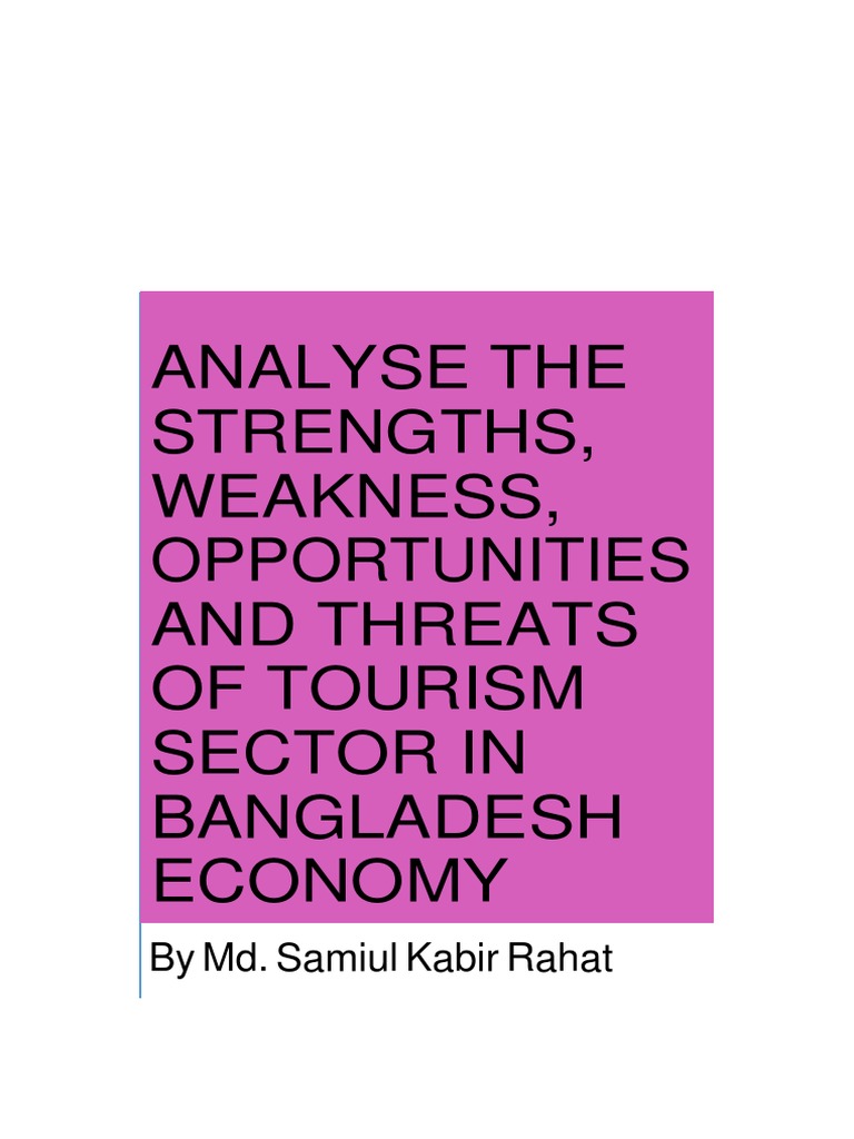 Bangladesh Tourism SWOT Analysis | PDF | Swot Analysis | Tourism