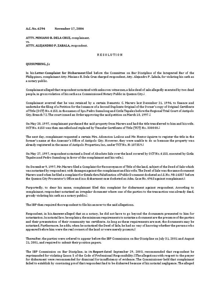 Notarized Documents As Public Instruments | PDF | Notary Public | Will ...