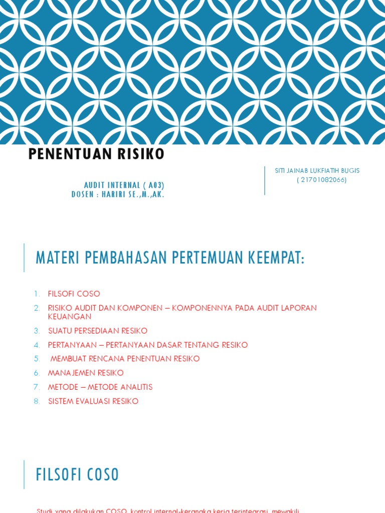 Penentuan Risiko | PDF
