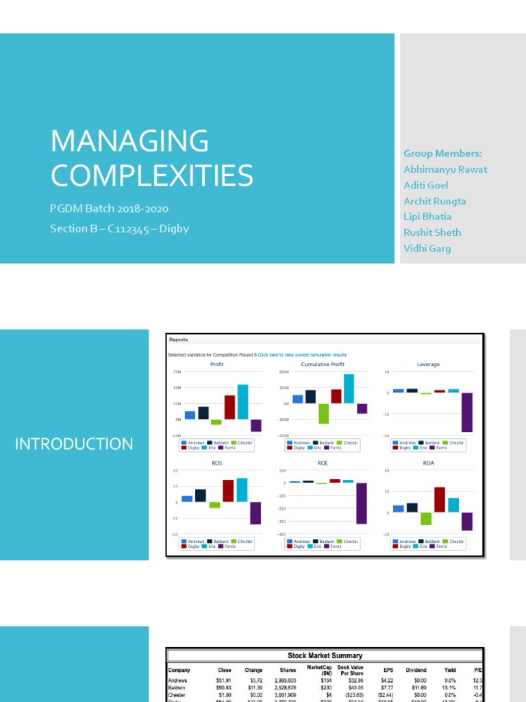 Capsim Round Presentation | PDF