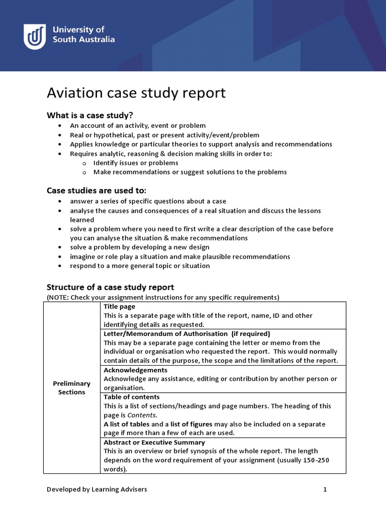 Aviation Case Study Report 2016 | PDF | Cognitive Science | Cognition