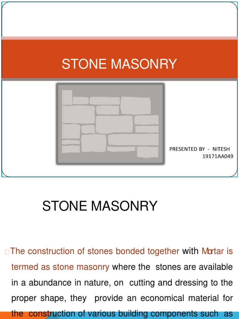 Types of Stone Masonry Explained | PDF | Masonry | Architectural Elements