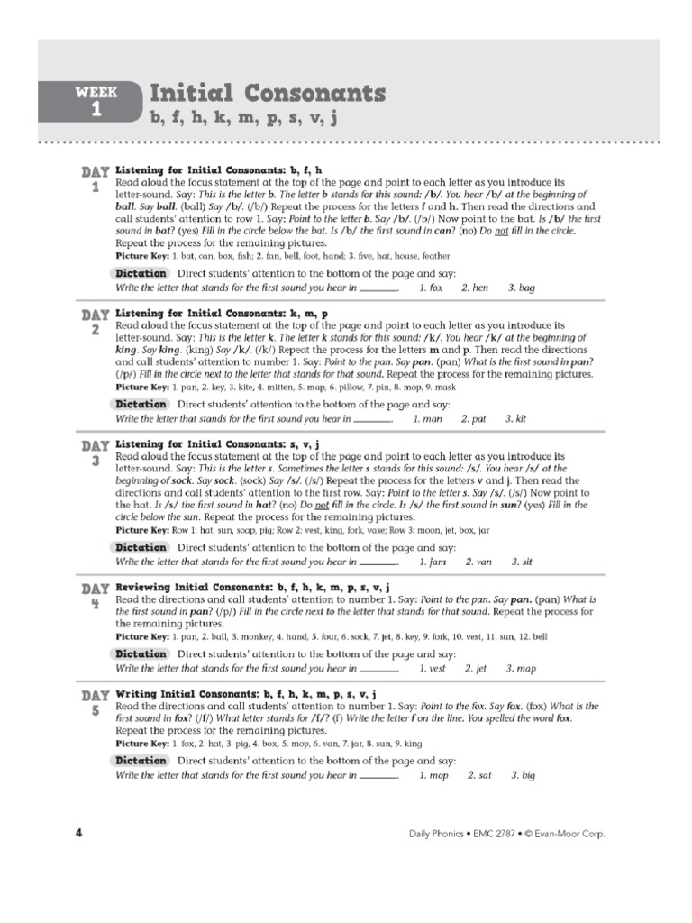 Daily Phonics | PDF