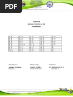 ESP 8 2nd Quarter Exam | PDF | Friendship | Love