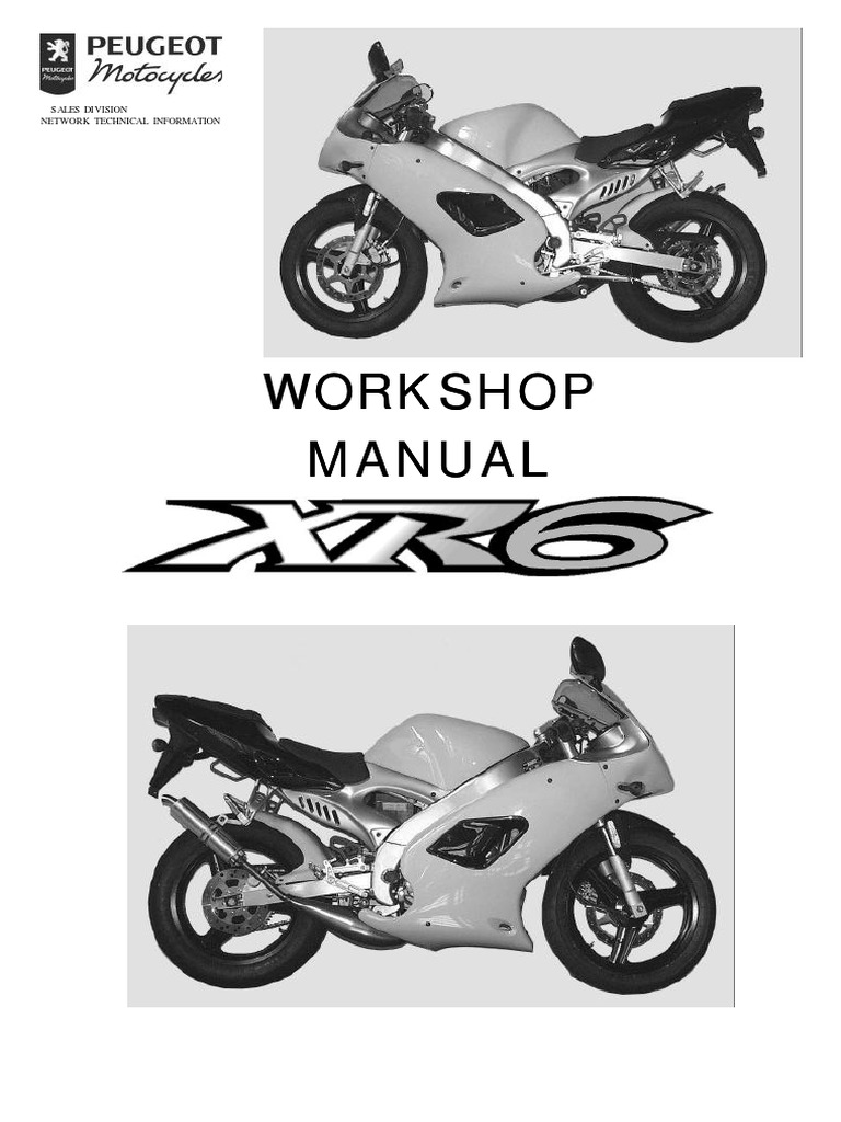 Peugeot XR6 MotorHispania Racing RX Service Repair Manual MANUALMADNESS ...