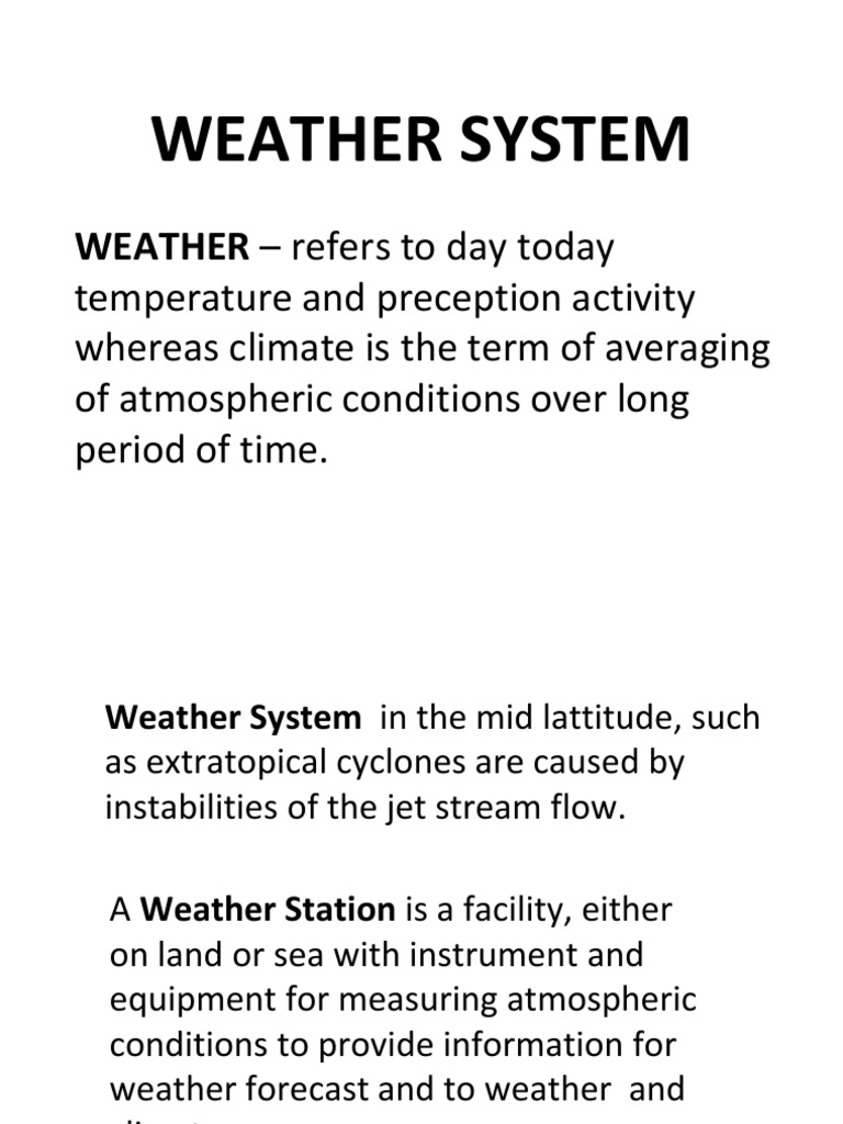 1.2 Weather System | PDF