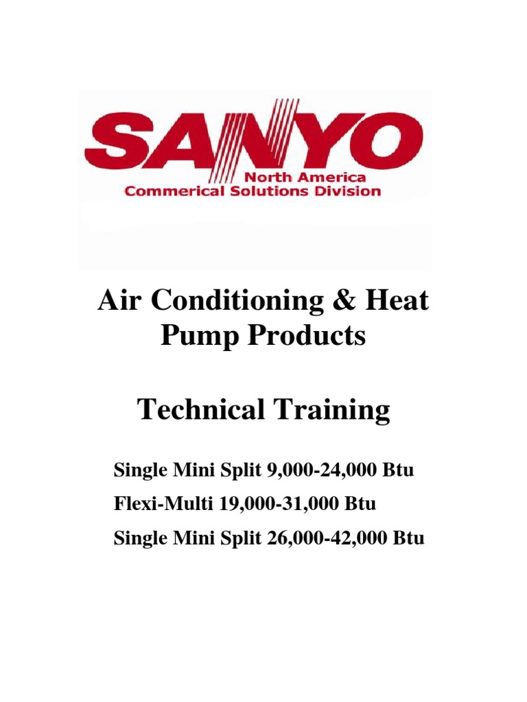 Mini Split Training Manual 2010 Version 4-1 | PDF | Hvac | Air Conditioning