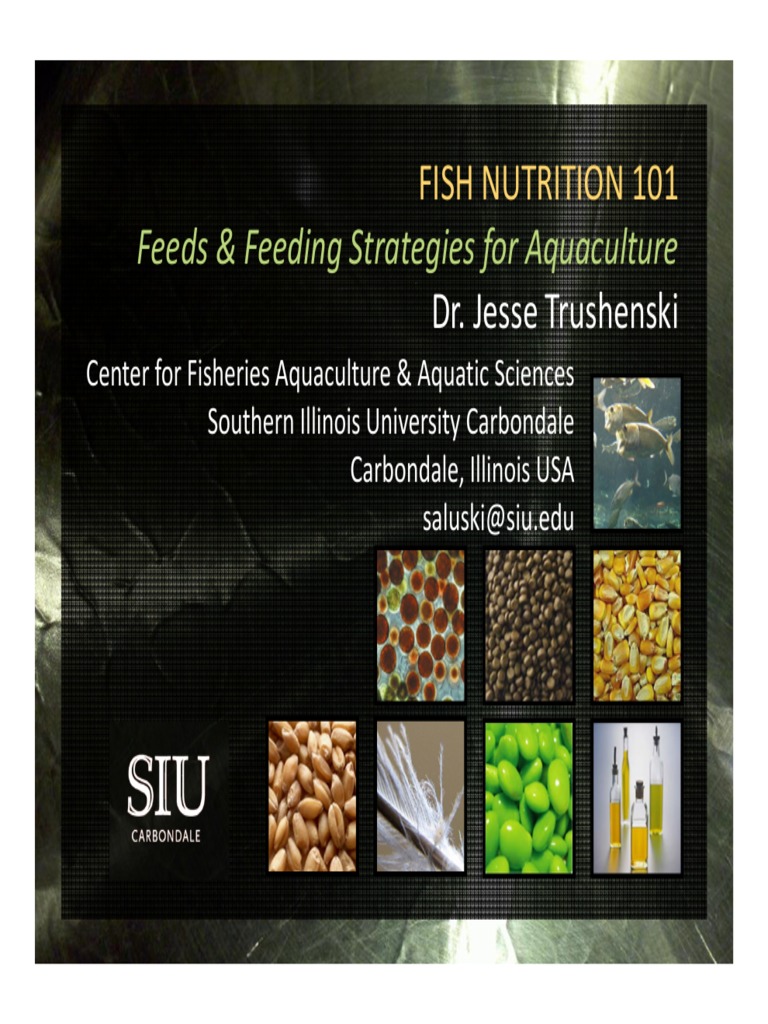 Fish Nutrition Basics for Aquaculture | PDF | Aquaculture | Metabolism