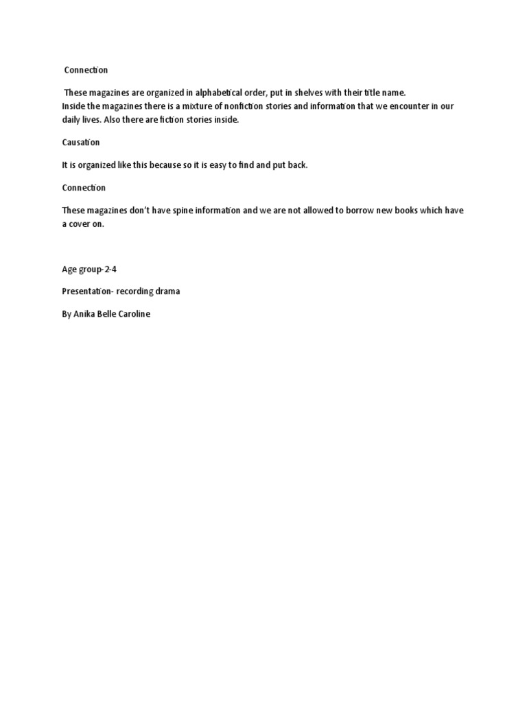 Anika, Caroline and Belle - Magazines | PDF