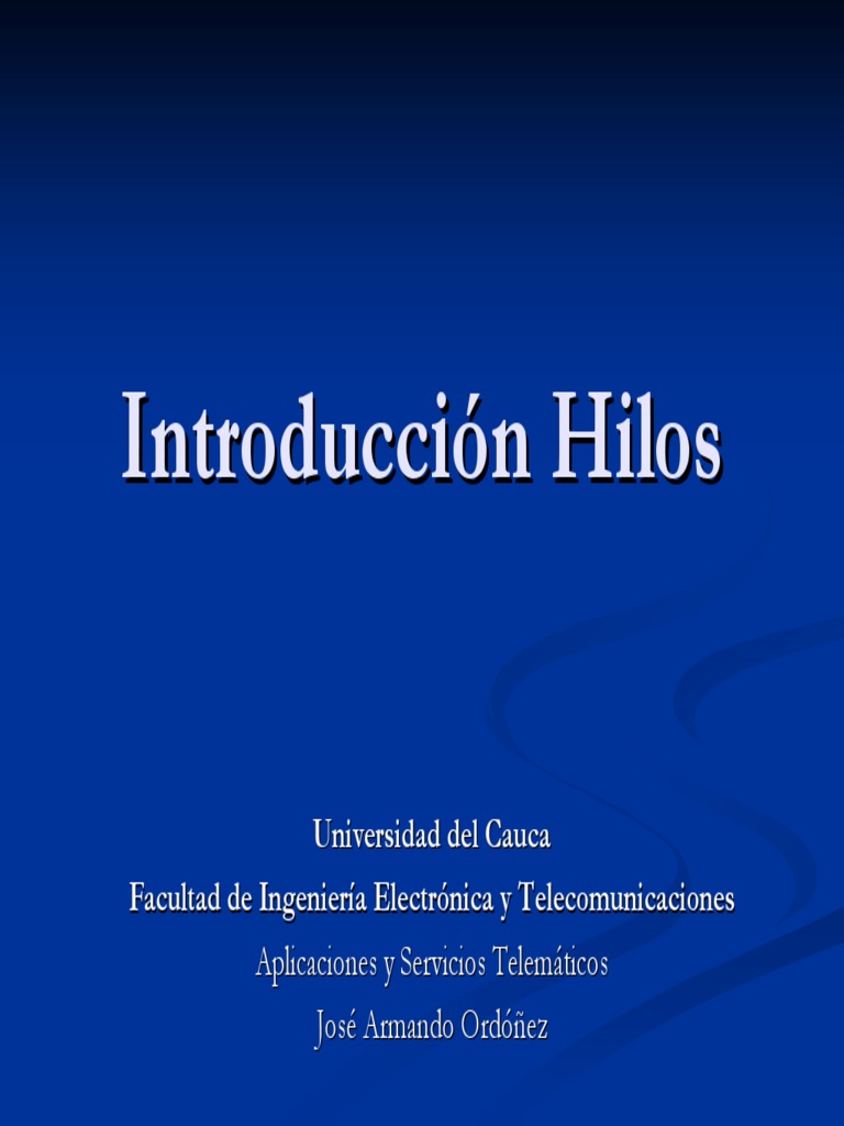 Conceptos de Hilos en Java | PDF | Hilo (Computación) | Arquitectura de Computadores