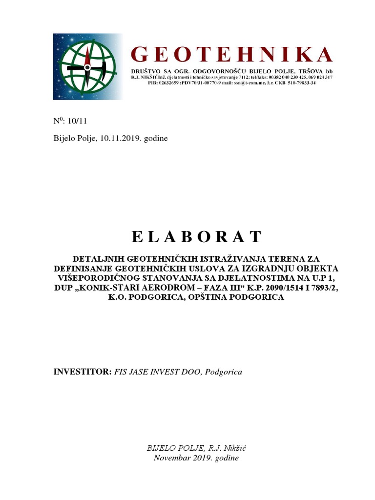 Elaborat | PDF